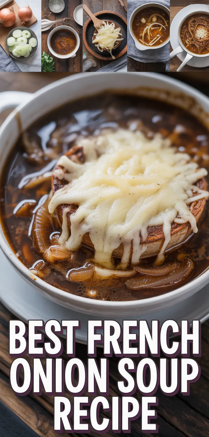 BEST French Onion Soup Recipe - Paris Plates