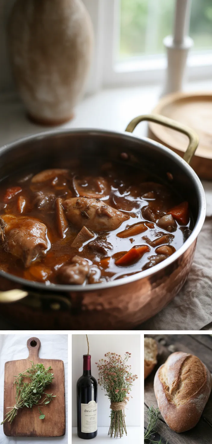 French Coq Au Vin Recipe - Paris Plates