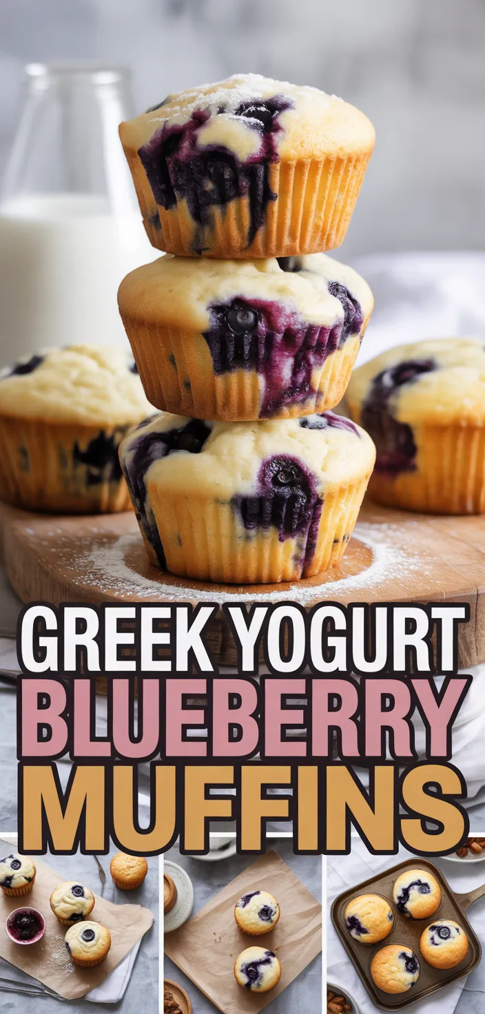 Greek Yogurt Blueberry Muffins Recipe - Paris Plates