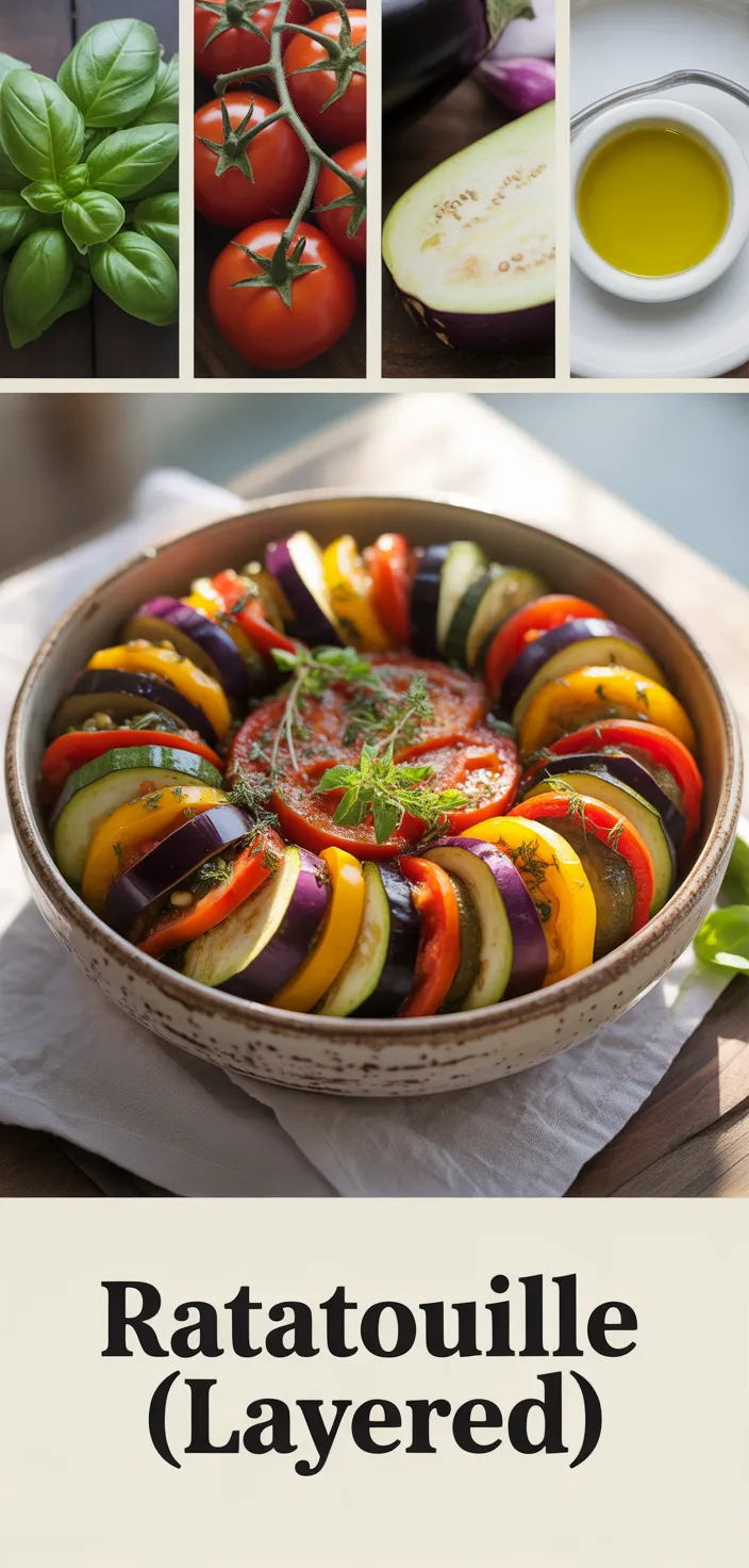 Ratatouille (Layered) Recipe - Paris Plates