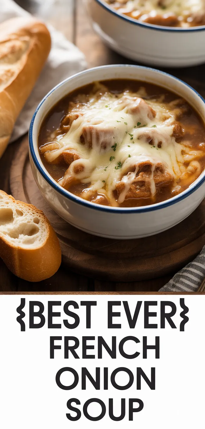 {Best Ever} French Onion Soup Recipe - Paris Plates
