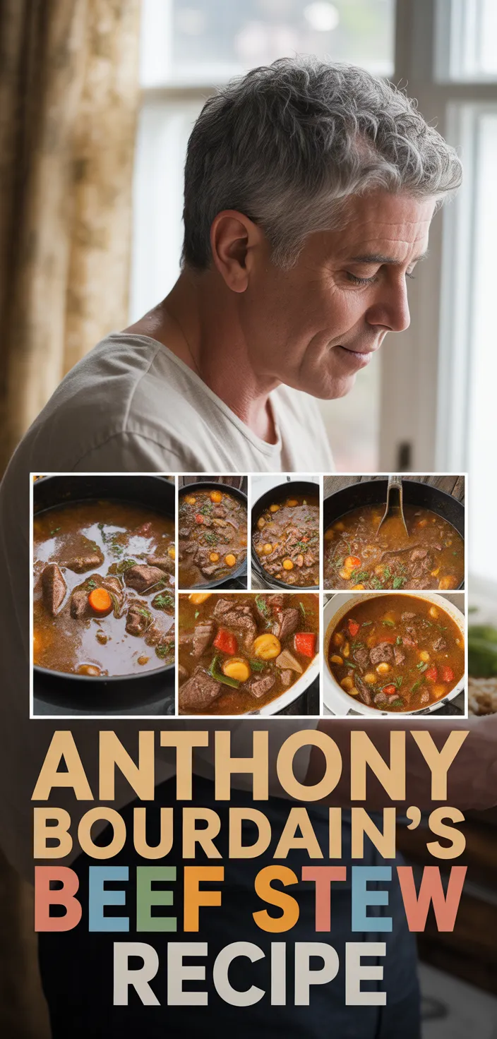 Anthony Bourdain's Beef Stew Recipe - Paris Plates