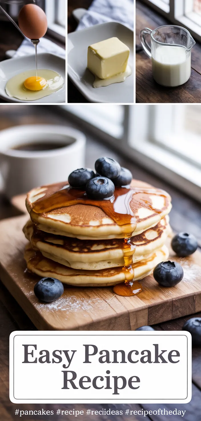 Easy Pancake Recipe - Paris Plates