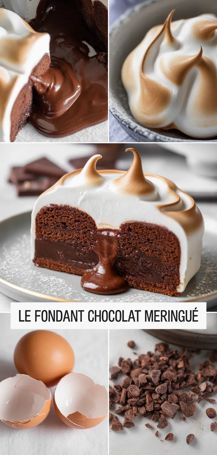 LE FONDANT CHOCOLAT MERINGUÉ Recipe - Paris Plates