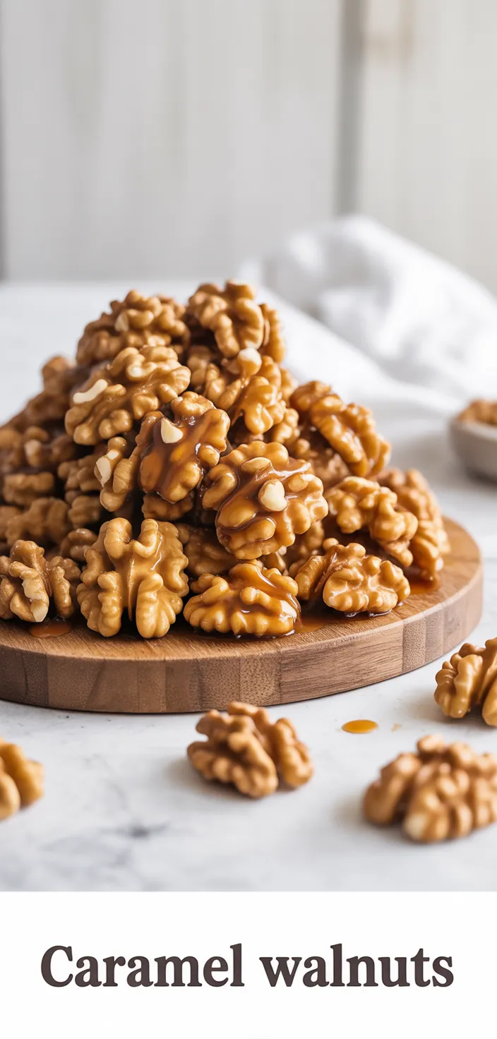 Caramel Walnuts Recipe - Paris Plates
