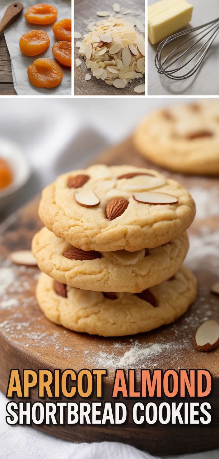 Apricot Almond Shortbread Cookies Recipe - Paris Plates
