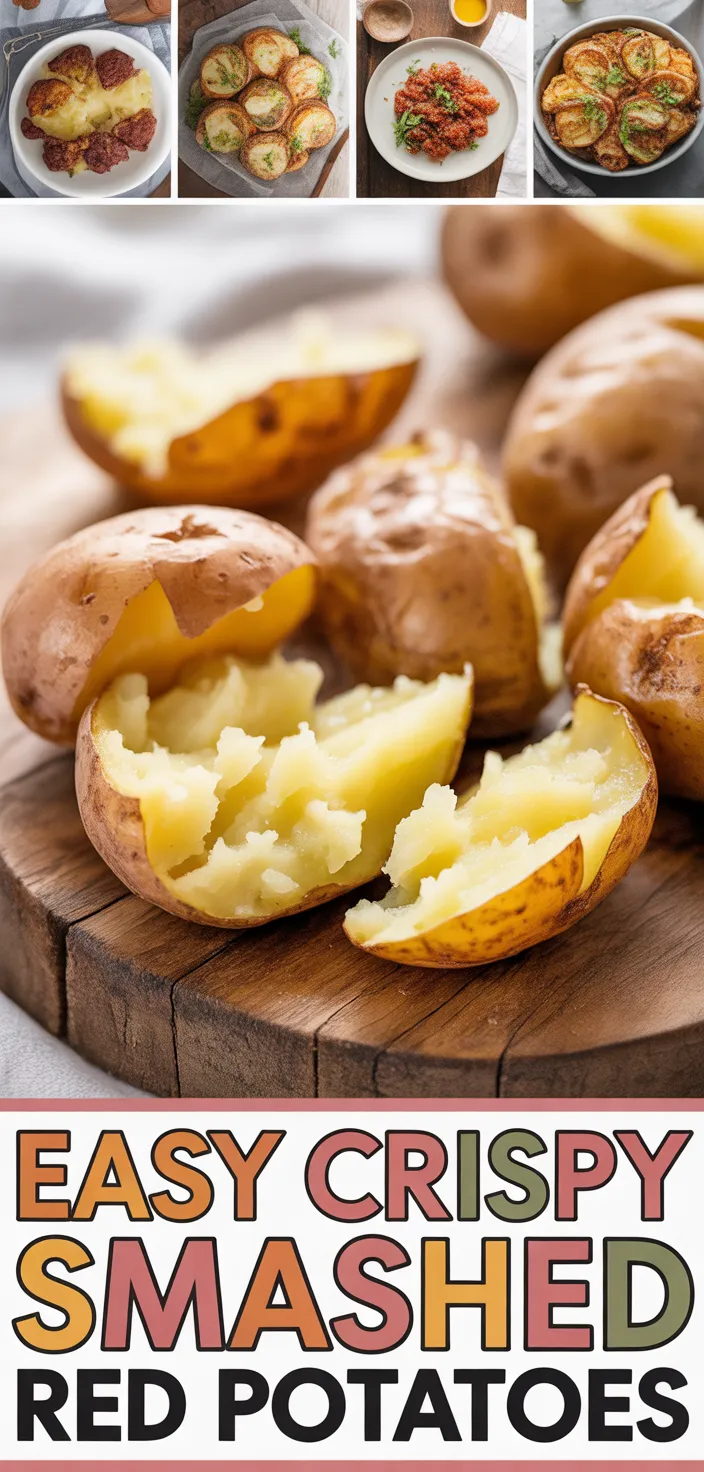 EASY Crispy Smashed Red Potatoes Recipe - Paris Plates