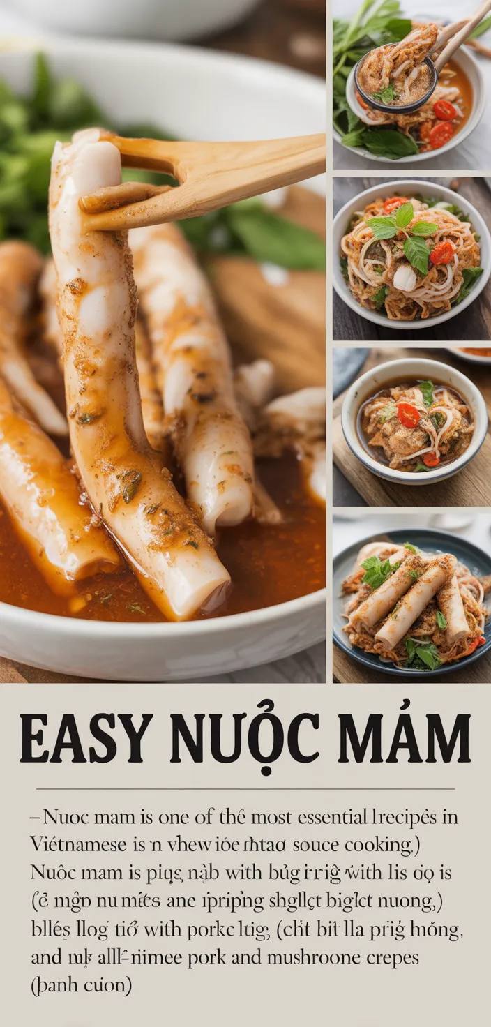 The Easiest Vietnamese Nuoc Mam Recipe (Vietnamese Dipping Sauce ...