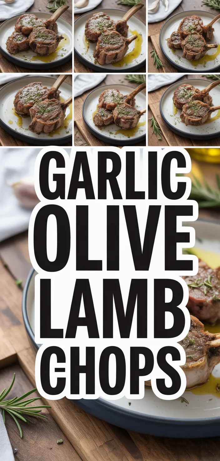 Lamb Chops With Garlic And Olive Oil Recipe - Paris Plates