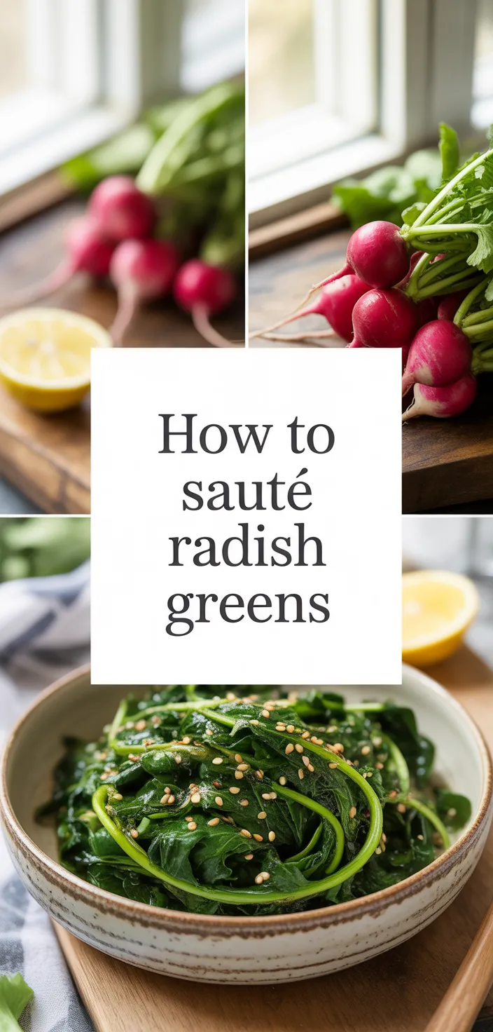 How To Sauté Radish Greens Recipe - Paris Plates