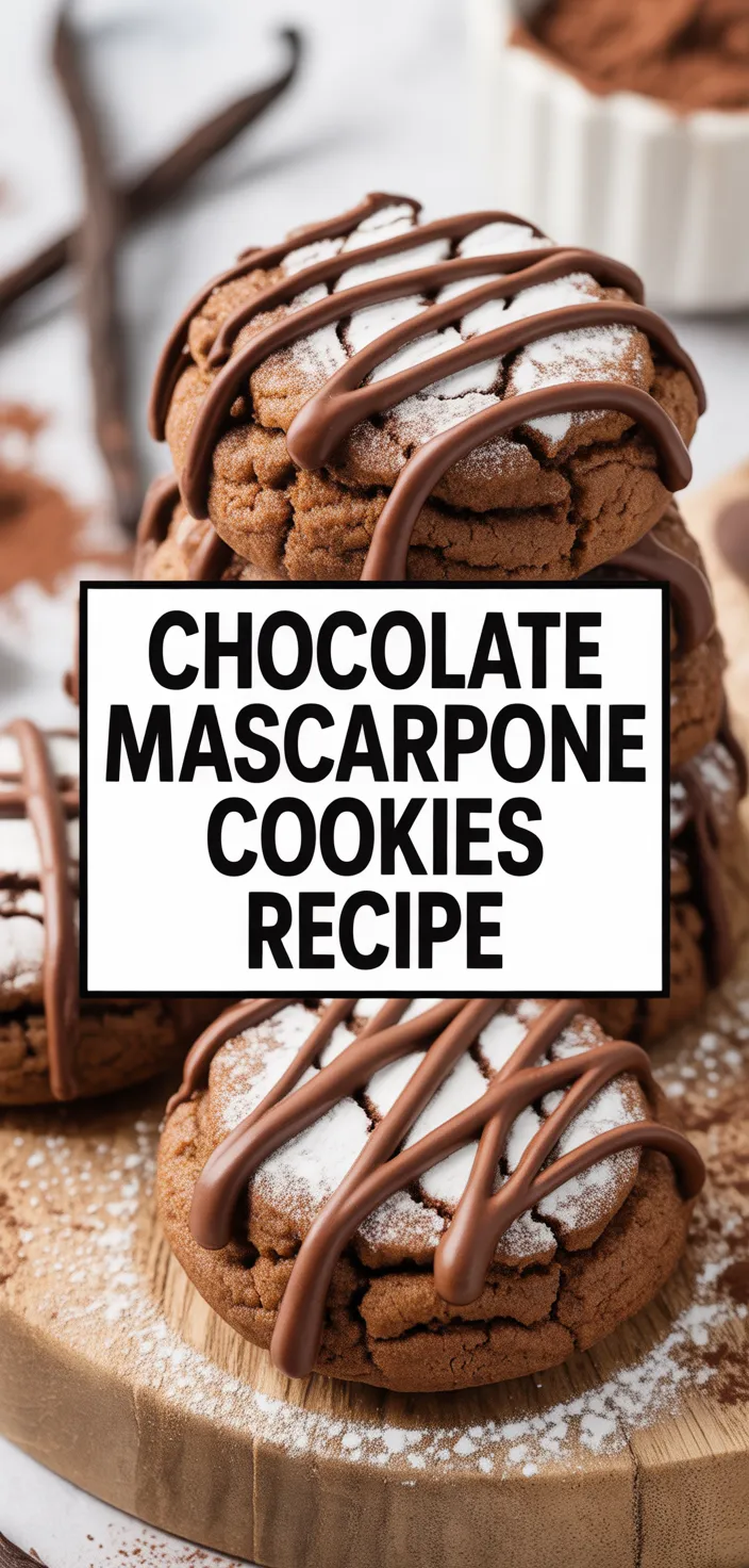 Chocolate Mascarpone Cookies Recipe - Paris Plates