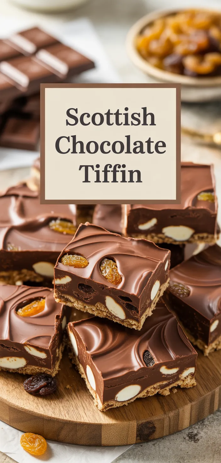 Easy Traditional Scottish Chocolate Tiffin Recipe - Paris Plates