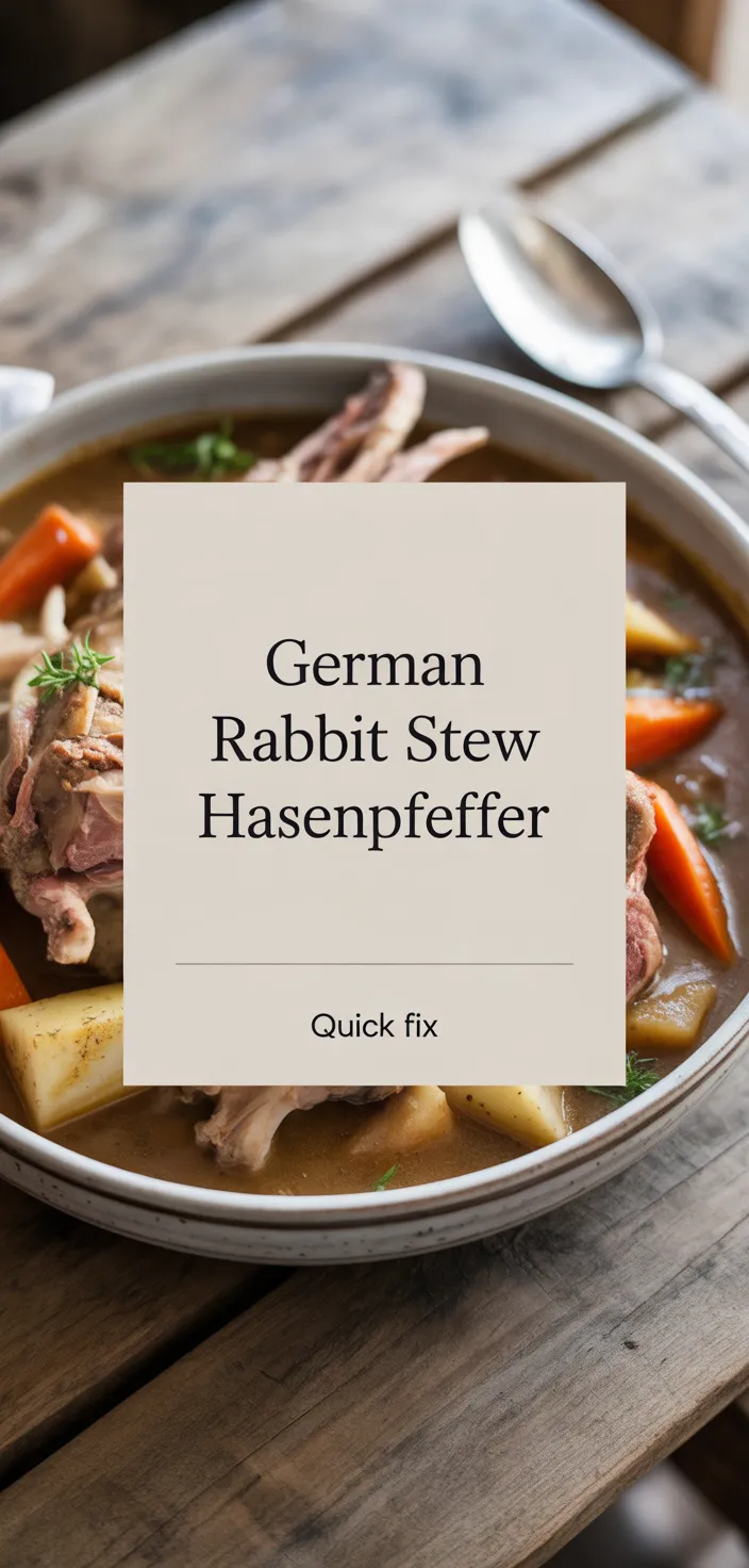 German Rabbit Stew Hasenpfeffer Recipe - Paris Plates